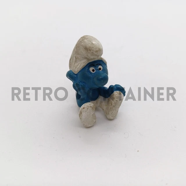 SMURFS PUFFI SCHLUMPF Pitufo Schleich - 20027 Thinking Smurf EUR 4,85 ...
