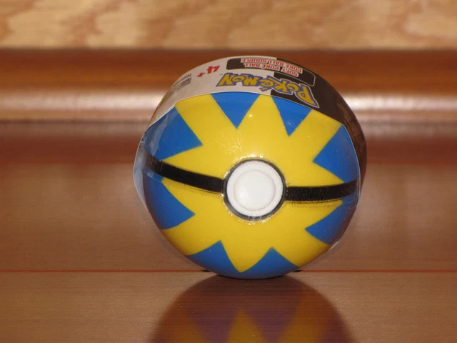 QUICK BLUE YELLOW Poke Ball Jakks B&W Soft Foam Pokemon Go PokeBall NEW ...