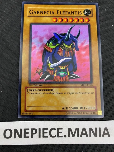 CARTA YU-GI-OH! GARNECIA Elefantis MRD-F125 1° super raro EUR 40,00 ...