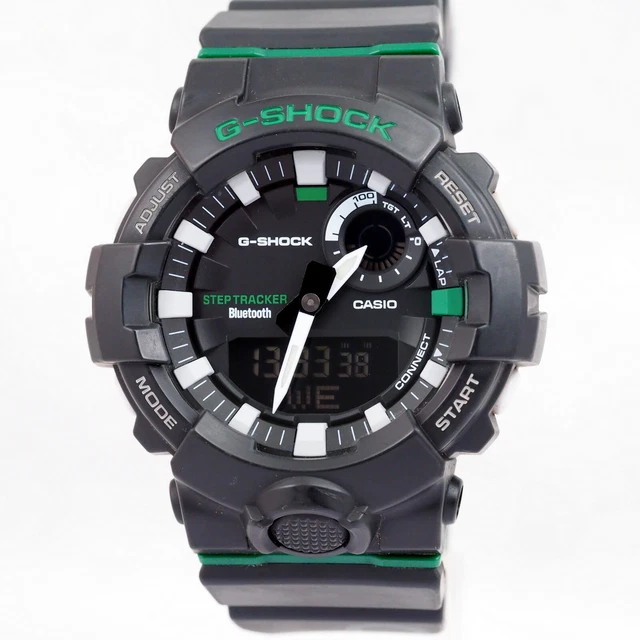 CASIO G-SHOCK GBA-800 [5554] Analog Digital Black Bluetooth Step Count ...