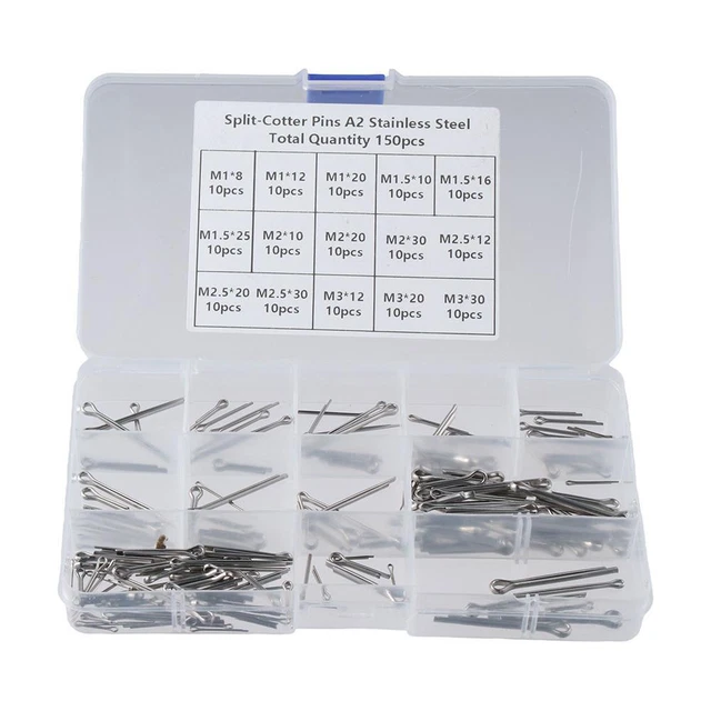 FASTENER FITTING PIN U Shape Pins Split Cotter Clip Hairpin Assortment ...