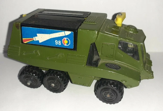 VÉHICULE MINIATURE K-III Missile Launcher Vintage Matchbox Battle Kings ...