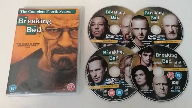 DVD BOX SET - Breaking Bad The Complete Fourth Season DVD PAL R2 Bryan ...