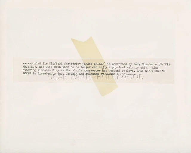 SYLVIA KRISTEL SHANE Briant Lady Chatterley's Lover 1981 Photo Original #9 EUR 24,99 - PicClick FR