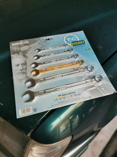 HAZET JUBILÄUMS RING-MAULSCHLÜSSEL-SATZ 600N/6-150 Goldener Schlüssel Hazet EUR 499,00 - PicClick DE
