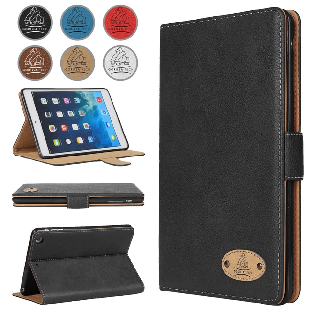 GENUINE SLIM LEATHER Case Apple iPad Mini 6 iPad Pro 11 2021 Smart Flip ...