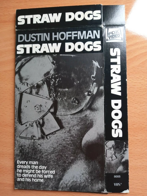 STRAW DOGS(1971)VHS.DIGITALLY ENHANCED.DUSTIN HOFFMAN.SAM PECKINPAH ...