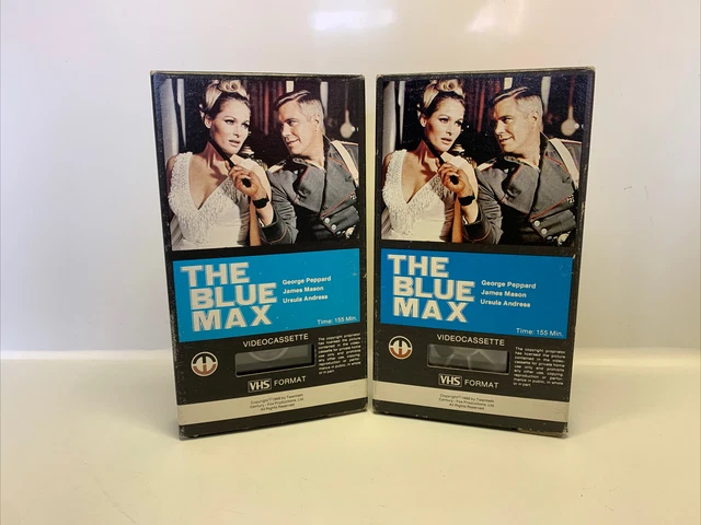 THE BLUE MAX Part 1 and 2 Magnetic Video Corporation VHS Rare * £40.00 ...