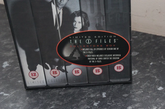THE X-FILES LIMITED Edition Season One VHS 5-Tape Box Set 1996 SEALED £ ...