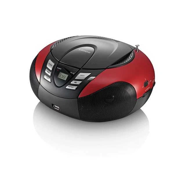 LENCO SCD-37 RADIO-CD portable - Boombox avec lecteur USB MP3 (cran LED, entre J EUR 31,81 ...