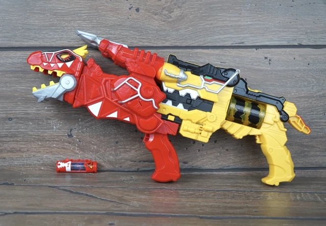 POWER RANGERS KYORYUGER Dino Charge DX Gabu Revolver Yellow Gun 10p ...