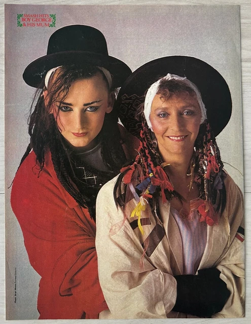 BOY GEORGE & HIS MUM - 1984 full page UK magazine poster CULTURE CLUB £ ...