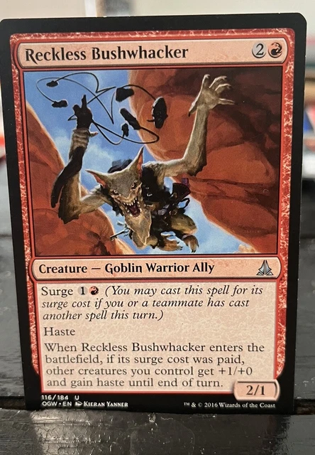 IMPRUDENT BUSHWHACKER (MTG- Oath of the Gatewatch) jeu léger anglais ...