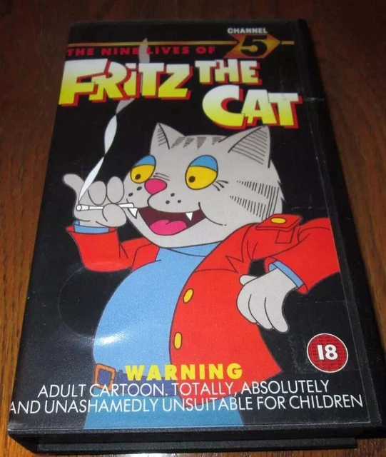 FRITZ THE CAT / The Nine Lives Of Fritz The Cat (Animated) VHS Video ...