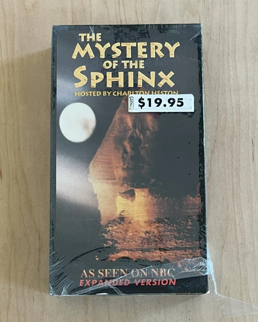 SPHINX PROJECT VHS Mystery of the Sphinx Expanded TV Movie Host ...
