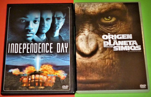 INDEPENDENCE DAY + Origin Of The Planet Of The Apes / Rise Of The ...