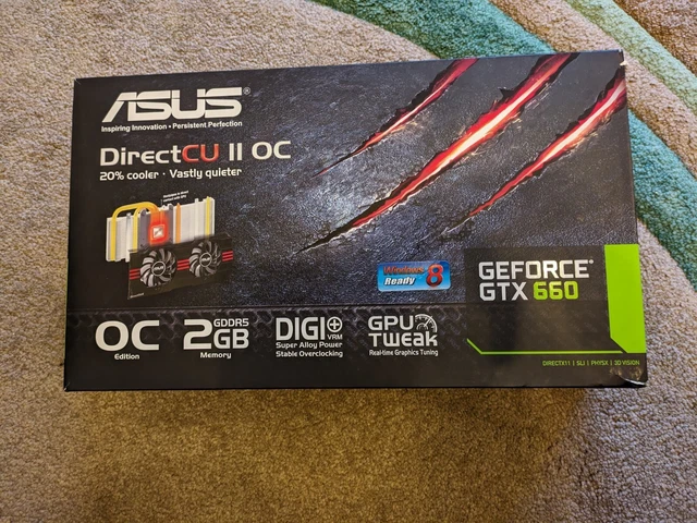 ASUS GEFORCE GTX 660 - Graphics Card £21.95 - PicClick UK