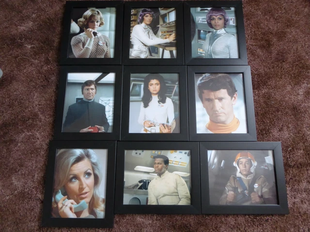 UFO - Collection Of 9 Series Cast Photos 10"X 8" In Black Frame £37.08 ...