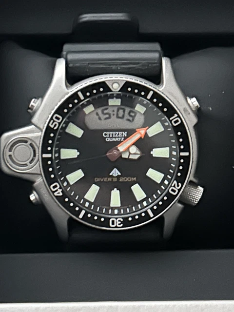 CITIZEN PROMASTER AQUALAND JP2000-08E Diver's Watch BRAND EUR 239,22 - PicClick FR