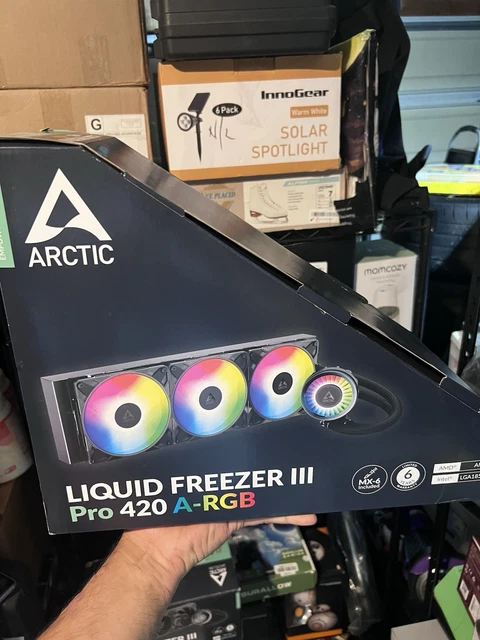 ARCTIC LIQUID FREEZER III Pro 420 A-RGB black PC Water Cooler AIO ...
