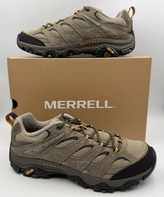 MERRELL MEN'S MOAB 3 Walking Hiking Shoe Trainers Pecan UK 11 NEW FREE ...