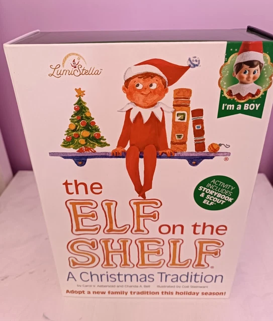 THE ORIGINAL ELF ON THE SHELF, A CHRISTMAS TRADITION BOX, Blue Eyed Boy ...