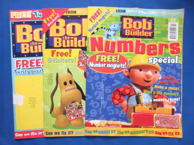 3X BBC CBEEBIES Bob the Builder Magazine - 2001/2002 £10.78 - PicClick UK