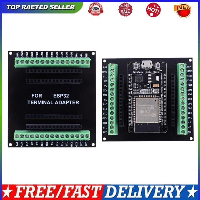 ESP32 BREAKOUT BOARD CP2102 NodeMCU-32S Lua 30Pin GPIO 1 Into 2 Low ...