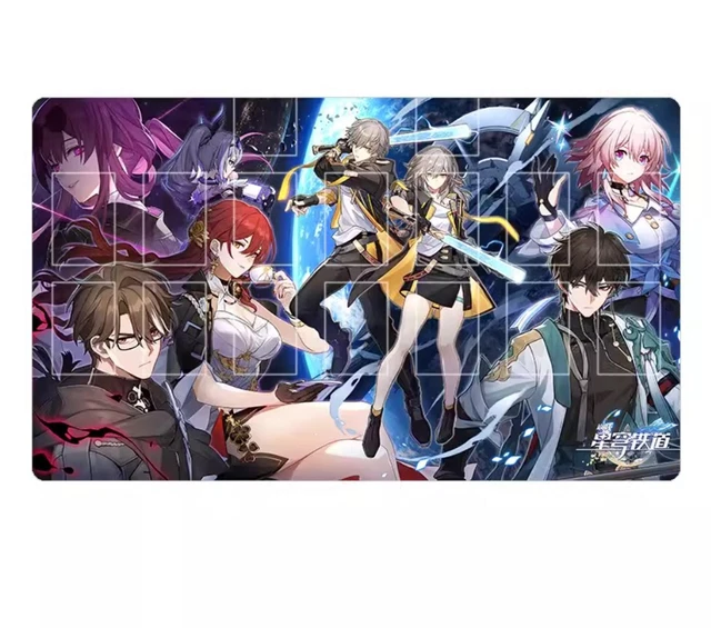 YUGIOH！PLAYMAT HONKAI: STAR Rail DIY PTCG CCG DTCG Mat Trading Card ...