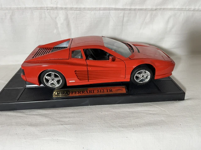 MIRA 1/18 SCALE Die Cast Model Ferrari 512 TR - Red Boxed £22.90 ...