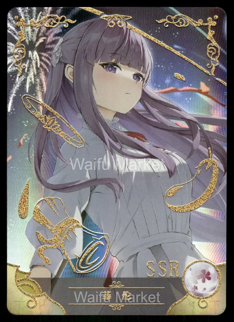 FERN FRIEREN: BEYOND Journey's End Waifu Anime Karte Göttin Geschichte ...