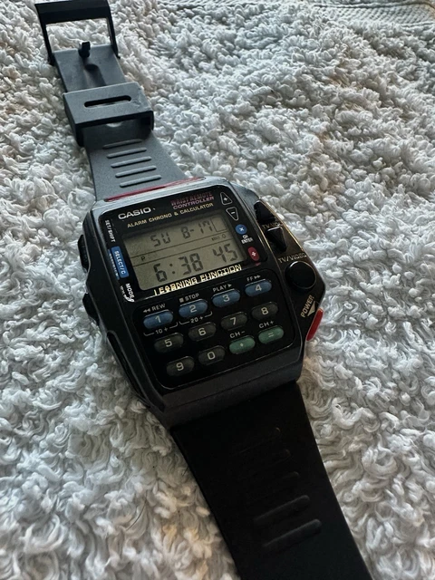CASIO CMD-40 TV Remote Calculator Watch Vintage 90s Retro Digital Fully ...