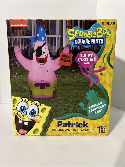 GEMMY NICKELODEON 3.5FT Patrick Halloween Airblown Inflatable SpongeBob ...