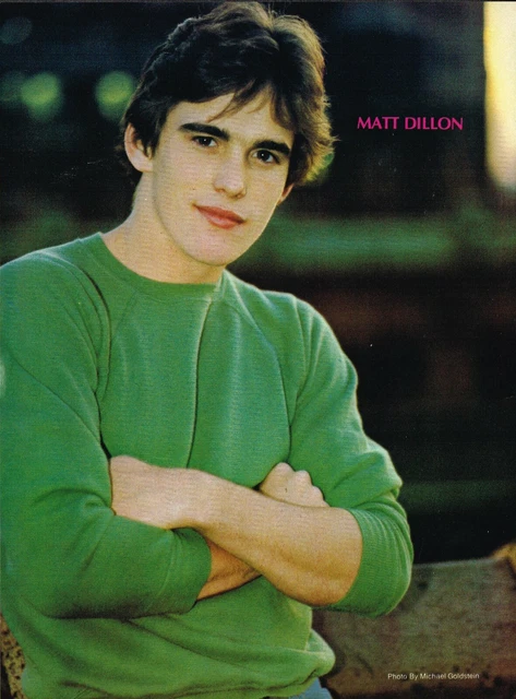 MATT DILLON - Olivia Newton John - 11" x 8" Teen Mag Pinup Mini-Poster ...