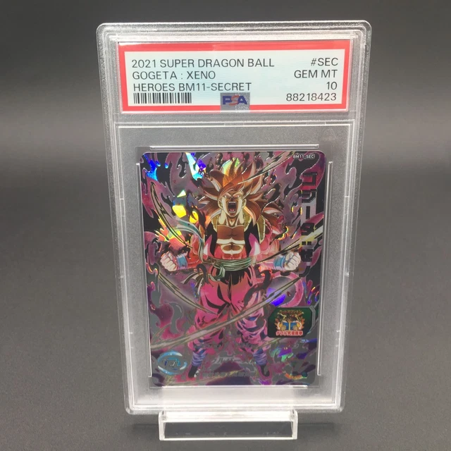 CARTE PSA10 GOGETA Xeno BM11-SEC Dragon Ball Heroes Japonaise EUR 88,32 - PicClick FR