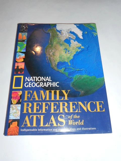 NATIONAL GEOGRAPHIC FAMILY Reference Atlas of The World 2003 $59.98 ...