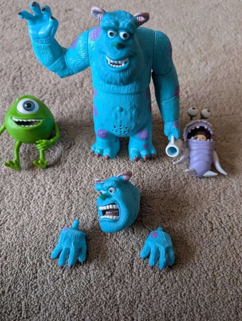 DISNEY PIXAR MONSTERS Inc Mike Wazowski, Buildable Sulley (with sounds ...