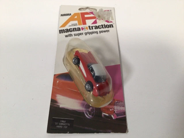 VINTAGE HO SCALE Aurora AFX 1957 Corvette Hardtop Race Slot Car $300.00 ...