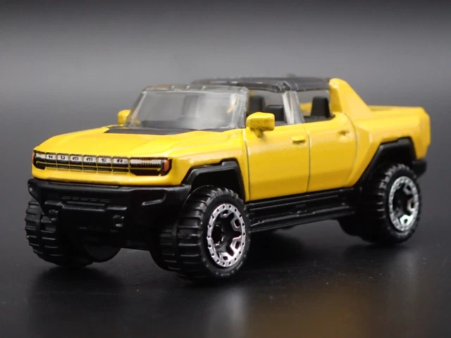 2022-2025 HUMMER EV Electric Pickup Truck Yellow 1:64 Scale Diecast ...