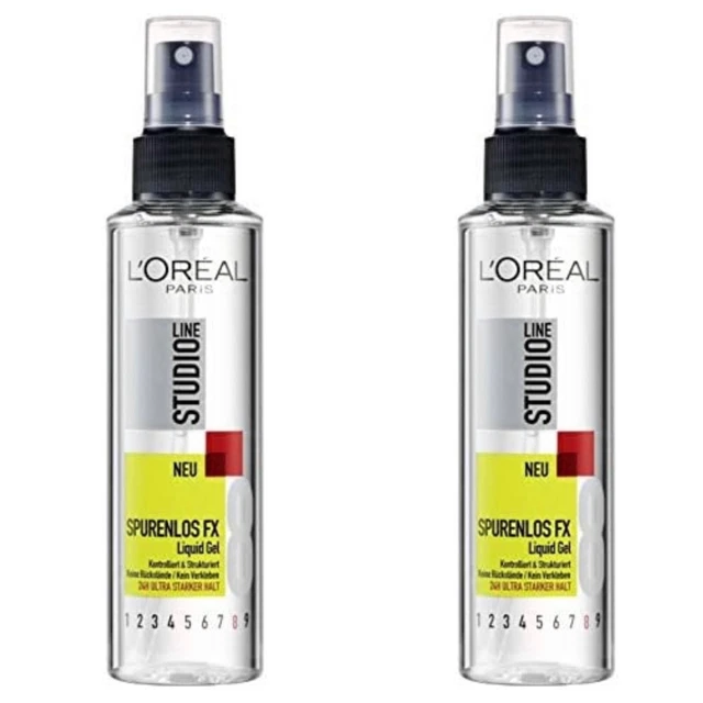 SPRAY GEL LIQUIDE L'Oréal Paris Studio Line ultra fort 24H tenue 150 ml -2 pack EUR 20,95 ...