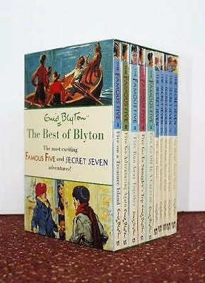 BEST OF ENID Blyton 10 Vol Box Set The Secret Seven and Famous Five ...