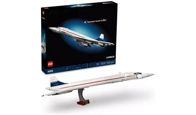 LEGO ICONS AIRBUS Concorde Iconic Model Plane Set 2083 PCS (10318 ...