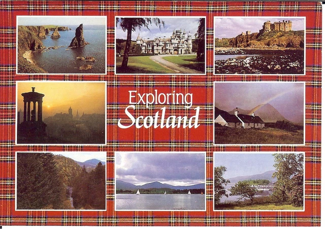EXPLORING SCOTLAND MULTIVIEW - Unposted 1980s - J Arthur Dixon £1.25 ...