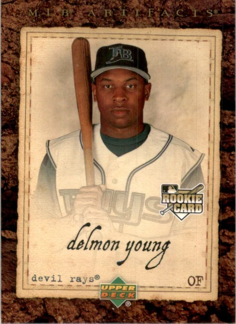 2007 UPPER DECK Artefacts Delmon Young RC Tampa Bay Devil Rays #78 ...