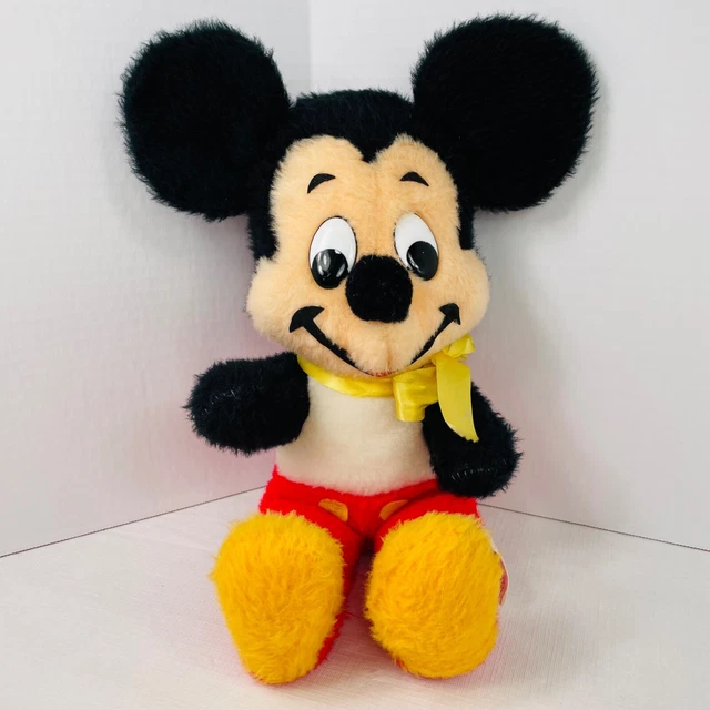 VINTAGE 1960’S WALT Disney Characters Mickey Mouse Plush Stuffed Toy £ ...