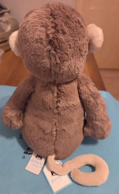 100% GENUINE JELLYCAT Medium Bashful Monkey. BNWT & Dustbag. £53.74 - PicClick UK