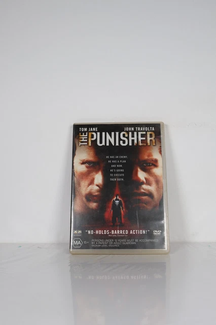 THE PUNISHER DVD Region 4 John Travolta Tom Jane Will Patton Roy Scheider $7.95 - PicClick AU