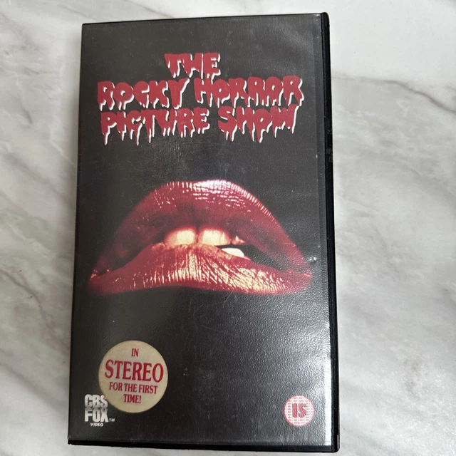 THE ROCKY HORROR Picture Show VHS Video Cassette Tape Horror Film CBS ...