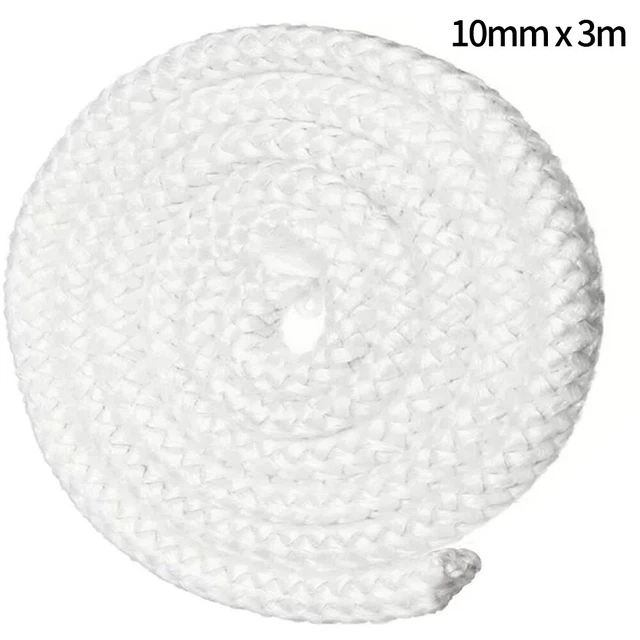 WHITE STOVE/FIRE ROPE Wood Burning Stove Length Log Burner Door Seal ...