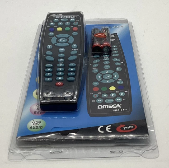OMEGA UNIVERSAL REMOTE Control - Urc-04-1, Vgc, In Original Packing, Un ...